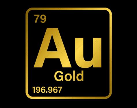 Au Element Gold Svg Png Autism Svg Au Some Svg Au Gold Chemical Element T Idea Digital