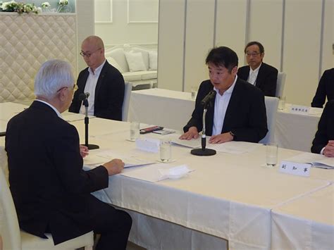 長崎知事へ要望しました 令和6年度国･県の施策及び予算に関する提案･要望 山梨県町村会