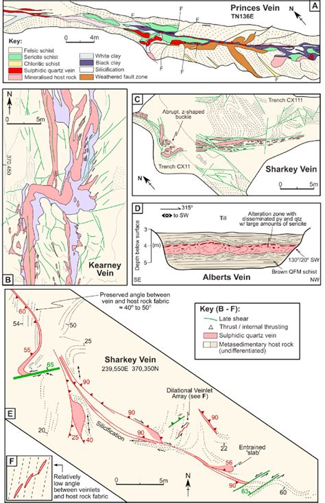Compilation Of Geological Trench Maps Produced By RioFinex In Both The Download Scientific