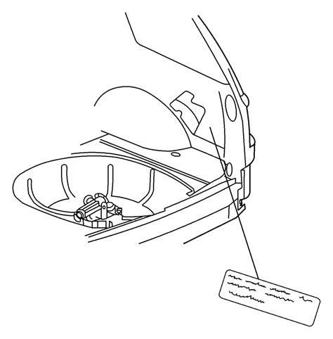 04726148AB Jeep Label Space Saver Spare Warning Export Jeep Parts