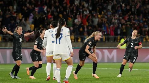 Womens World Cup Co Hosts New Zealand Suffer Defeat Colombia Win