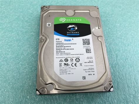 Used Seagate SkyHawk ST8000VX0022 8TB 3.5\" SATA Surveillance Hard ...