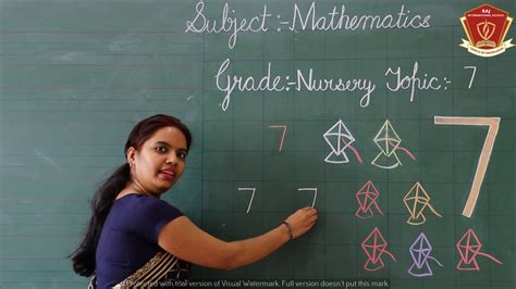 Ris Class Nursery Subject Maths Topic Number 7 Youtube