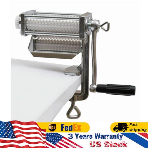 Meat Tenderizer Hand Crank Flatten Butchers Tool Cuber Steak Machine