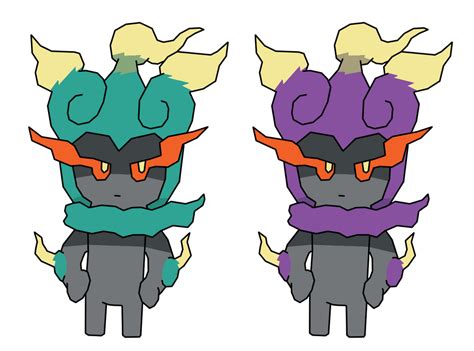 Marshadow Normal And Shiny By Chosysan On Deviantart