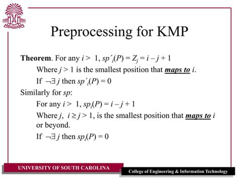 Knutt Morris Pratt Algorithm By Dr Roseppt Physics Science