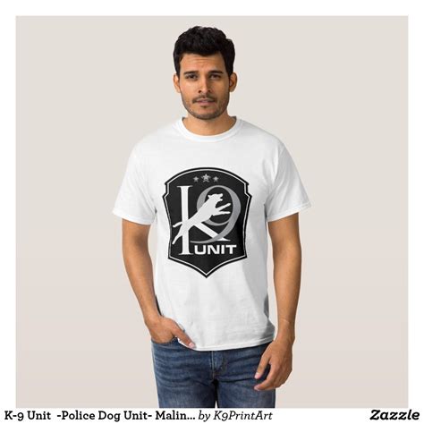 K 9 Unit Police Dog Unit Malinois T Shirt