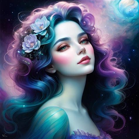 cosmic Beauty. Art by artgerm, edre penovac, Daniel...