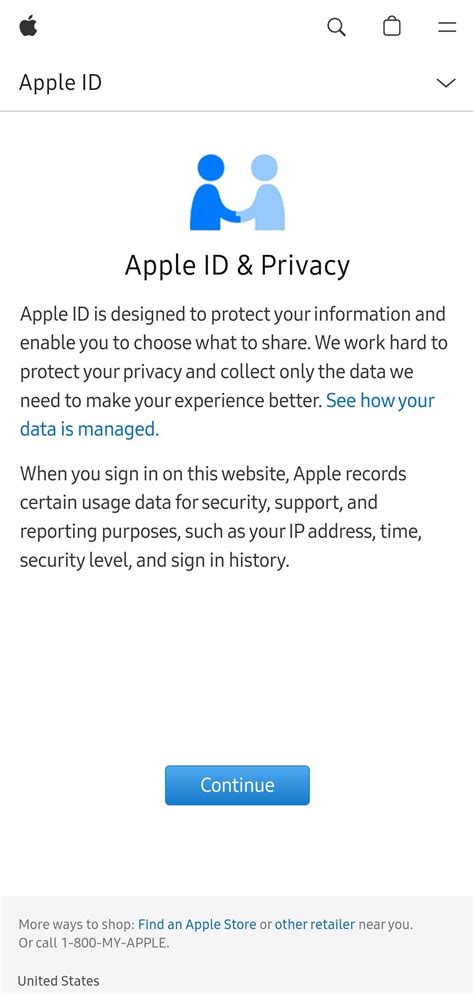 Apple Id Websites Continue Button Ignores Me Rapplehelp
