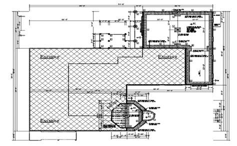 Foundation Step Section Detail Autocad File Cadbull