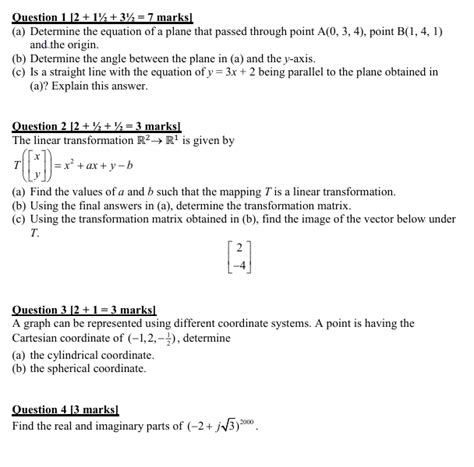 Solved Ouestion Marks] A ﻿determine The Equation Of A