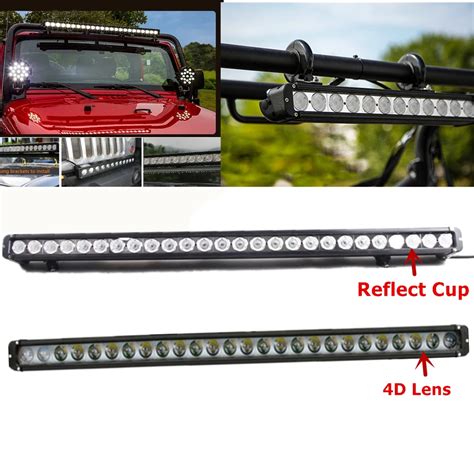 Aliexpress Buy Marloo 4D 42 Single Row 260W LED Light Bar 10W