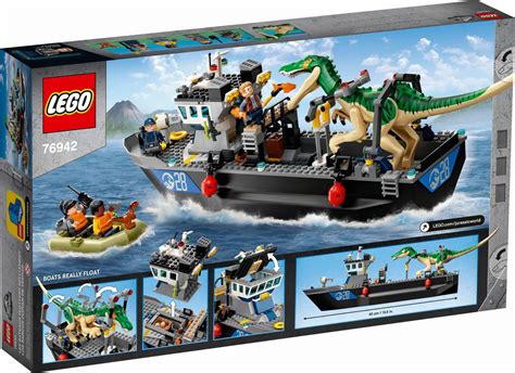 LEGO ® 76942 JURASSIC WORLD Barionyks i ucieczka łodzią- worldtoys.pl