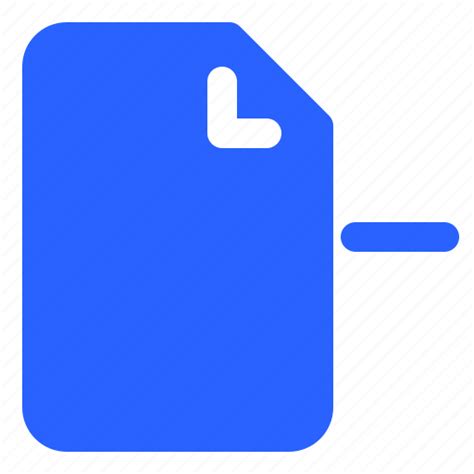 Deletefile Document File Paper Icon