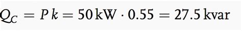 4 Example Calculations Of Compensation For Reactive Power EEP