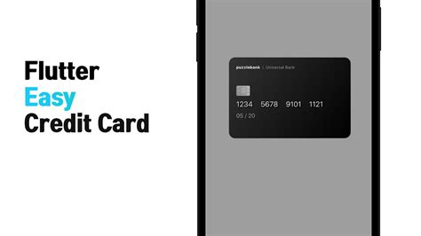Flutter Credit Card Widget Speed Code Youtube