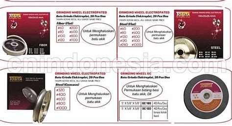 Power Tool Tosita Grinding Wheel Tosita • Toko Teknik Cahaya