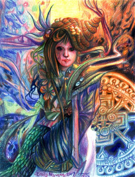 Sea Shell Princess By Emilynguyenart On Deviantart