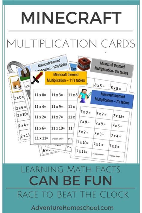 Addition Subtraction Multiplication Division Practice Minecraft Qr Code Math Artofit