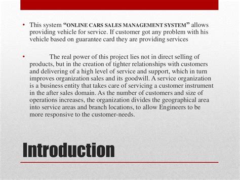 Online Car Sales Management System Ppt