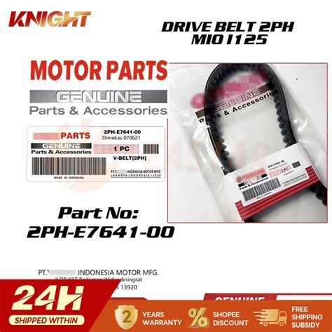 Genuine Drive Belt 2ph Mio I125 Mio Soul I125 2ph E7641 00 Shopee