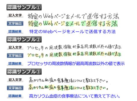 手書きOCR開発キットSDK 自由手書き文字認識ライブラリ 製品一覧