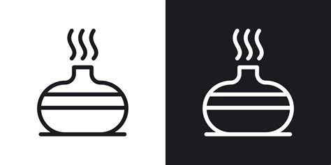 Diffuser Icon Set Scent Reed Aromatherapy Symbol Vector Image