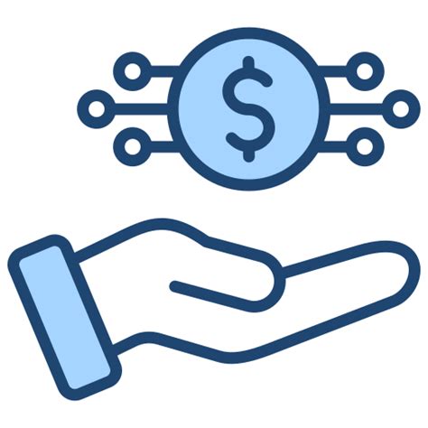 Initial Coin Offering Generic Blue Icon