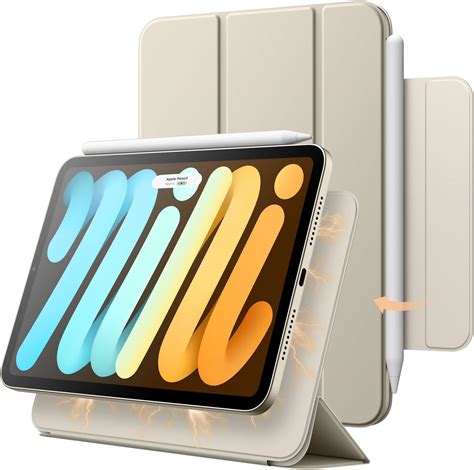 Jetech Magnetic Case For Ipad Mini A17 Pro 2024 Model 7th Generation