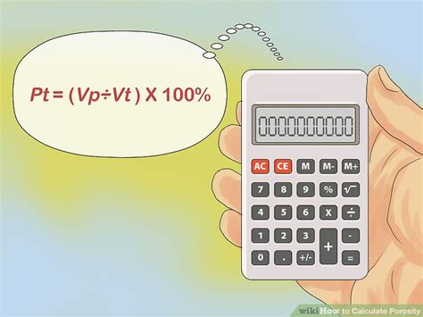 4 Ways To Calculate Porosity Wikihow