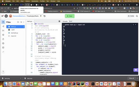 Solved M4csq5 Draw A Flowchart And Construct A Python Program To Read The Three Subjects
