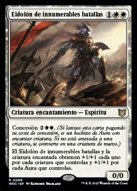 Eidolon Of Countless Battles · Wilds Of Eldraine Commander Woc 66