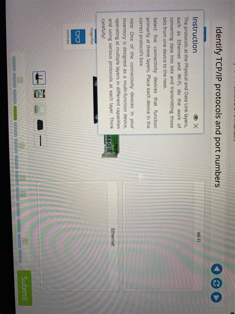 Solved Ntify Tcp Ip Proto Cols And Port Numbers Action