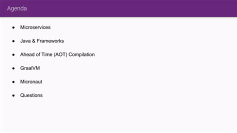 Micronaut A New Way To Build Microservices Pptx