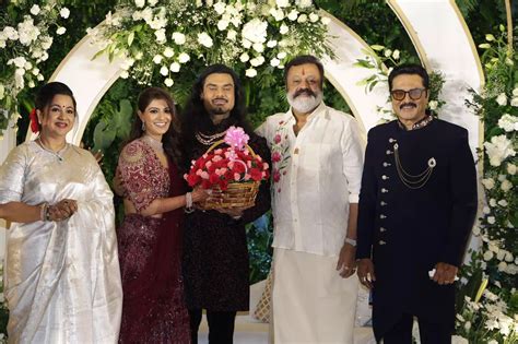 Varalaxmi-Nicholai’s wedding reception: MK Stalin, AR Rahman, Suresh Gopi and other celebrities ...