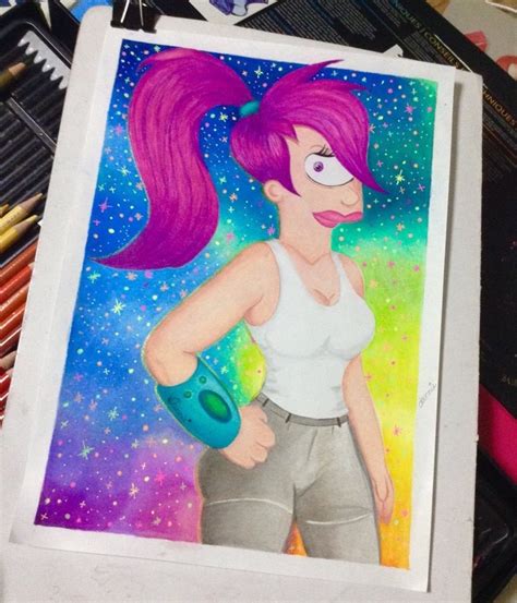 Leela Drawing By Darkbeauty Dragoart