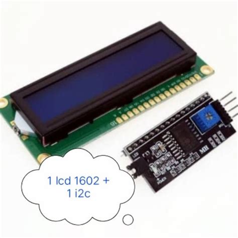Jual LCD 16x2 Biru Blue 1602 SPI I2C Backpack Nodemcu Wemos Esp32 Uno