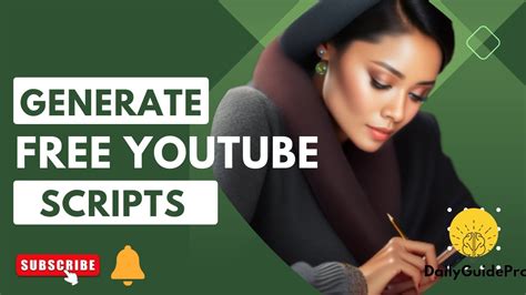 Secret Tool For Youtube Script Writing Dailyguidepro Youtube