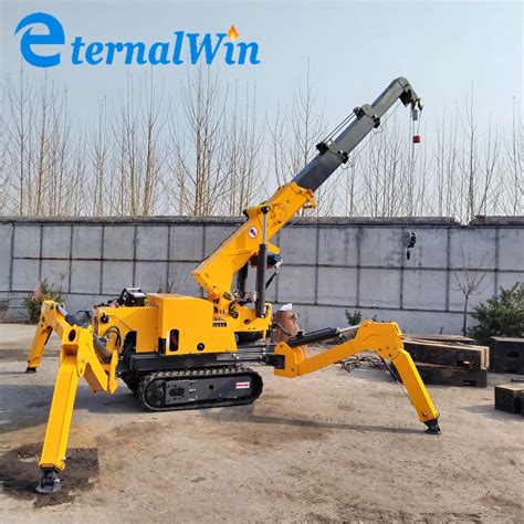 3t Foldable Electric Arm Mini Spider Crawler Crane Hydraulic 3ton Mini