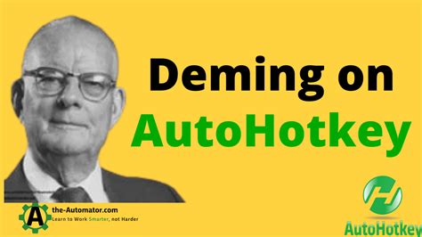 Improving Process Efficiency With Autohotkey Insights From W Edwards