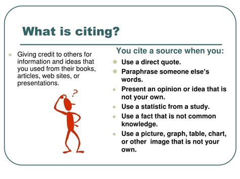PPT Citing Sources Using In Text Citations PowerPoint Presentation ID