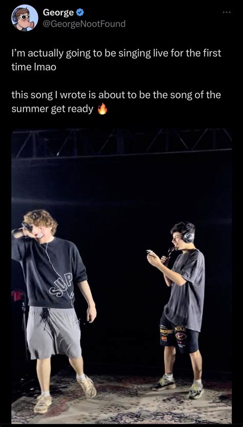 230908 Dream On Georgenotfound Twitter Post Rdremusic