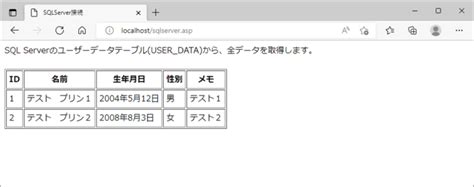 Aspclassic Aspとvbscriptを利用してsql Serverに接続するプログラムを作成してみた｜itエンジニアとして経験・学習したこと