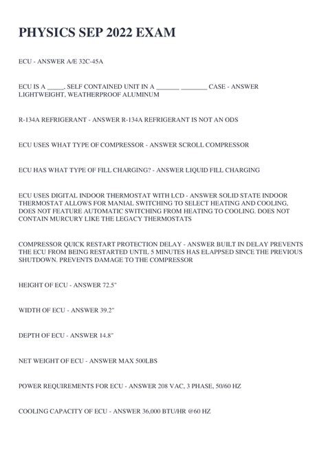 Physics Sep 2022 Exam Browsegrades