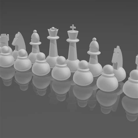 Free Stl File Roly Poly Classic Shaped Chees Set ♟️ ・3d Print Design To Download・cults