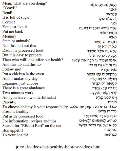Hebrew Words In English