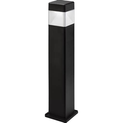 782mm Led Modern Outdoor Bollard Light 10w Cct Black Knightsbridge