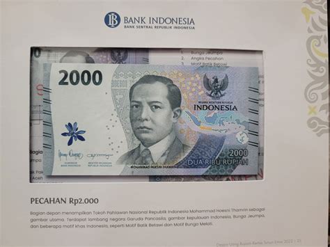 Hari Ini BI Luncurkan Pecahan Uang Rupiah Kertas Tahun Emisi 2022