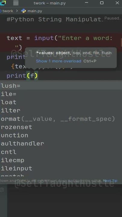 Python String Manipulation Coding Code Programming Youtube