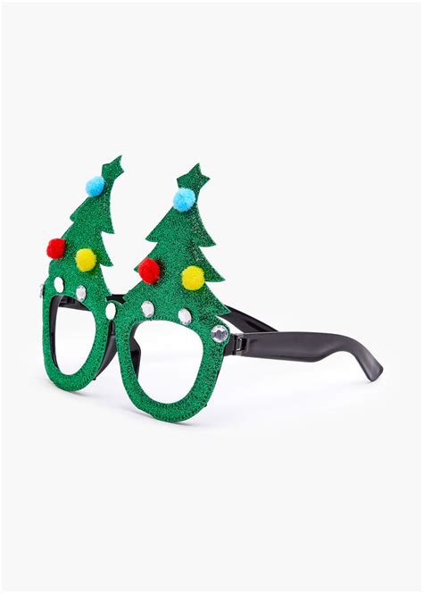 Shop Christmas Tree Glasses In Green Accessories Taking Shape Au